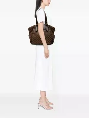 LOUIS VUITTON Damier Ebene Verona Mm - Brown