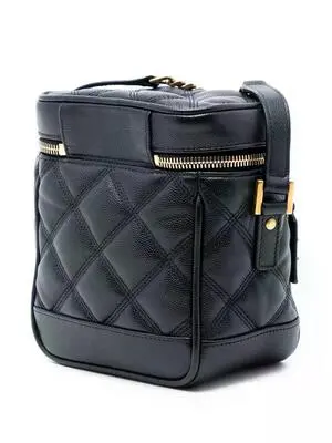 Saint Laurent 2021 Grain De Poudre Quilted 80s Vanity Bag