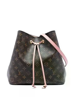 LOUIS VUITTON 2017 Monogram Neonoe Mm Bucket Bag