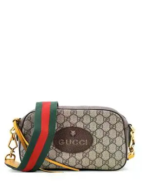 Gucci Neo Vintage Camera Messenger Bag Gg Coated Canvas - Brown