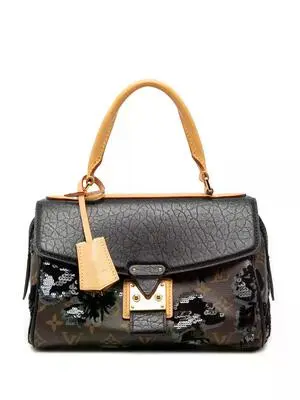 LOUIS VUITTON 2010 Monogram Fleur De Jais Carrousel Handbag
