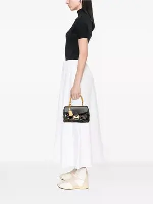 LOUIS VUITTON 2010 Monogram Fleur De Jais Carrousel Handbag