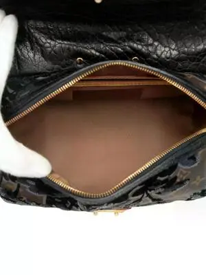 LOUIS VUITTON 2010 Monogram Fleur De Jais Carrousel Handbag