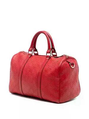 Gucci Medium Sissima Joy Boston Bag - Red