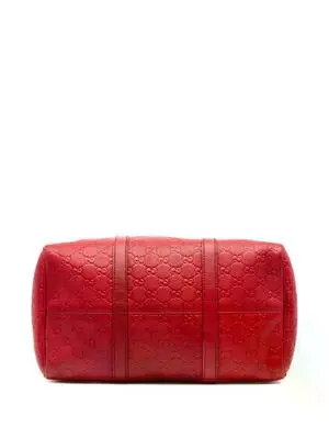 Gucci Medium Sissima Joy Boston Bag - Red