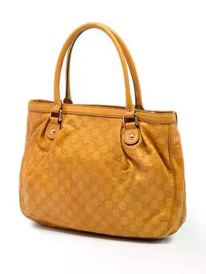 Gucci Ssima Sukey Tote Bag - Yellow