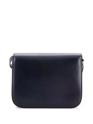 Celine Classic Box Smooth Leather Medium Crossbody Bag - Blue