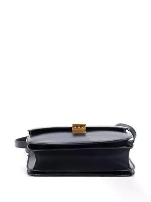 Celine Classic Box Smooth Leather Medium Crossbody Bag - Blue