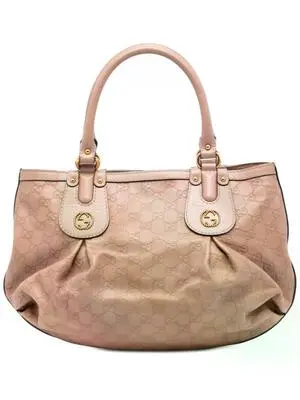 Gucci 2016-2025 Sima Scarlett Tote Bag - Brown