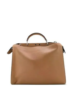 Fendi Peekaboo Iseeu Medium Briefcase - Brown