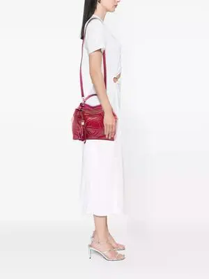 Gucci Small Patent Soho Satchel - Red