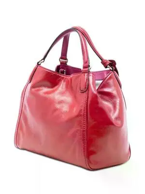 Gucci Small Patent Soho Satchel - Red