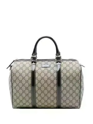 Gucci Gg Supreme Joy Boston Bag - Black