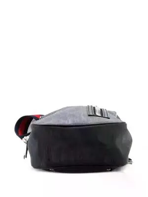 Gucci Soft Zip Sling Bag Gg Coated Canvas