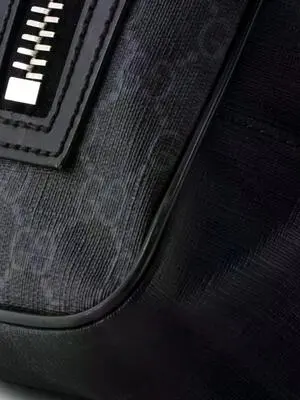 Gucci Soft Zip Sling Bag Gg Coated Canvas