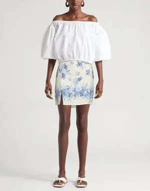 TWINSET Floral-print Flared Mini Skirt