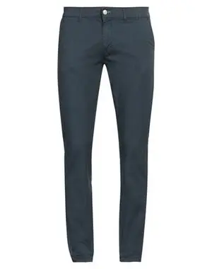 DANIELE ALESSANDRINI Pants Size Cotton, Elastane - Blue