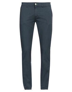 DANIELE ALESSANDRINI Pants Size Cotton, Elastane - Midnight Blue