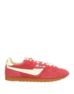 AUTRY Leather Low-top Sneakers - Red