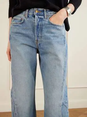 B Sides Slim Lasso High-rise Wide-leg Jeans