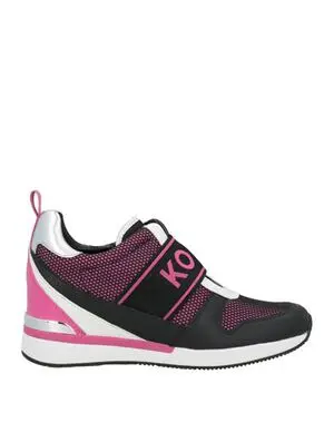 Michael Kors Wedge Sneakers With Fishnet Detailing