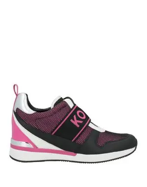 Michael Kors Wedge Sneakers With Fishnet Detailing