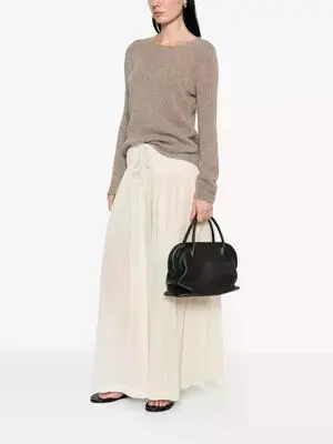 THE ROW Agnes 12 Grained-leather Tote Bag