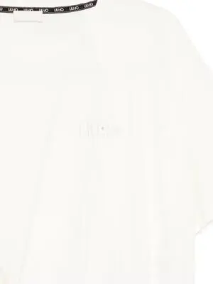 Liu Jo Cropped Cotton T-shirt