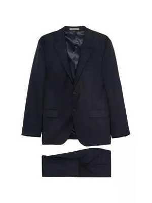 Corneliani Button Virgin-wool Suit - Blue