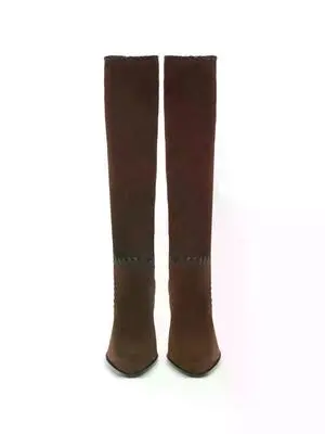 GIANVITO ROSSI Tassel Detail Boots - Brown