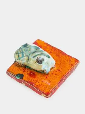 Studio Bongard 3d Sardine Head Tile Sculpture