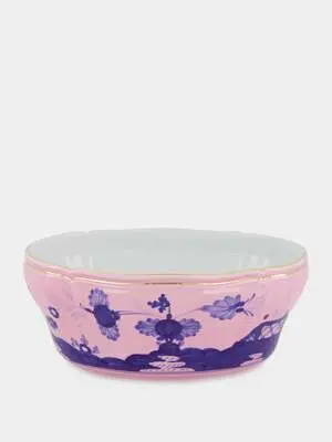 GINORI 1735 Oriente Italiano Oval Salad Bowl - Pink