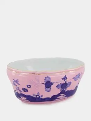 GINORI 1735 Oriente Italiano Oval Salad Bowl - Pink