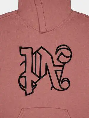 Palm Angels Monogram Knit Hoodie