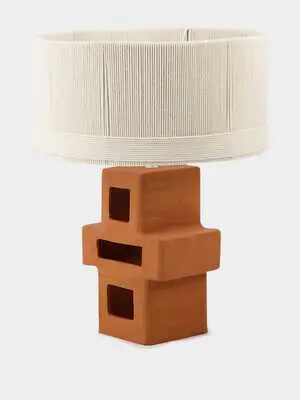 HONORÉ Eros Terracotta Ceramic Table Lamp