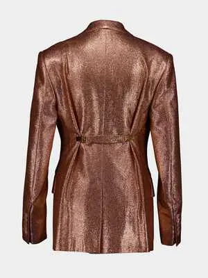 TOM FORD Iridescent Single-breasted Blazer - Pink