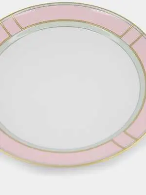 GINORI 1735 Rosa Diva Flat Plate - Pink