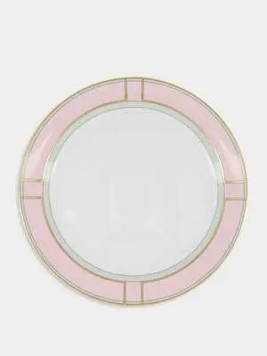 GINORI 1735 Rosa Diva Flat Plate - Pink