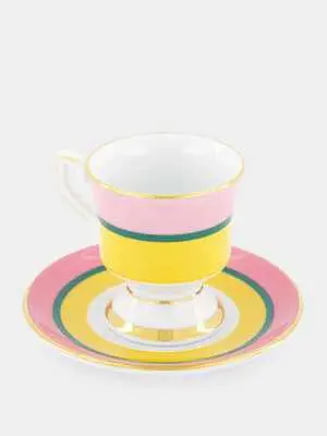 La DoubleJ Set Of 2 Espresso Cups - Pink