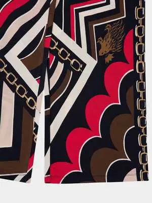 Emilio Pucci Istrice Print Straight-leg Trousers - Pink