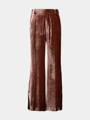 La DoubleJ Good Butt Velvet Pants - Pink