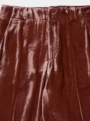 La DoubleJ Good Butt Velvet Pants - Pink