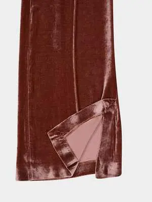 La DoubleJ Good Butt Velvet Pants - Pink