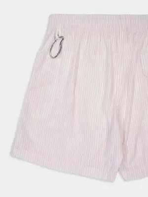 Fedeli Striped Madeira Swim Shorts - Pink