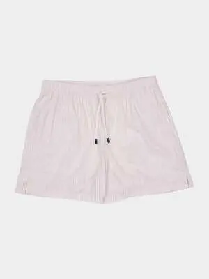 Fedeli Striped Madeira Swim Shorts - Pink