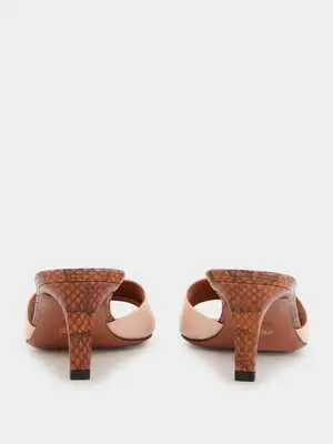 Fendi Ayers Mid-heel Mules - Pink