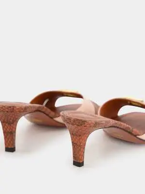 Fendi Ayers Mid-heel Mules - Pink