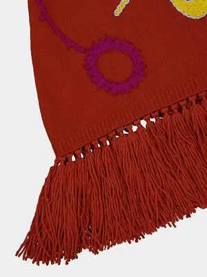 PAULA Hand-embroidered Knitted Cape