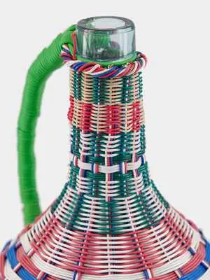 All Origine Woven Glass Flask With Handle