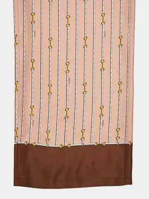 Gucci Wide-leg Horsebit Silk Trousers